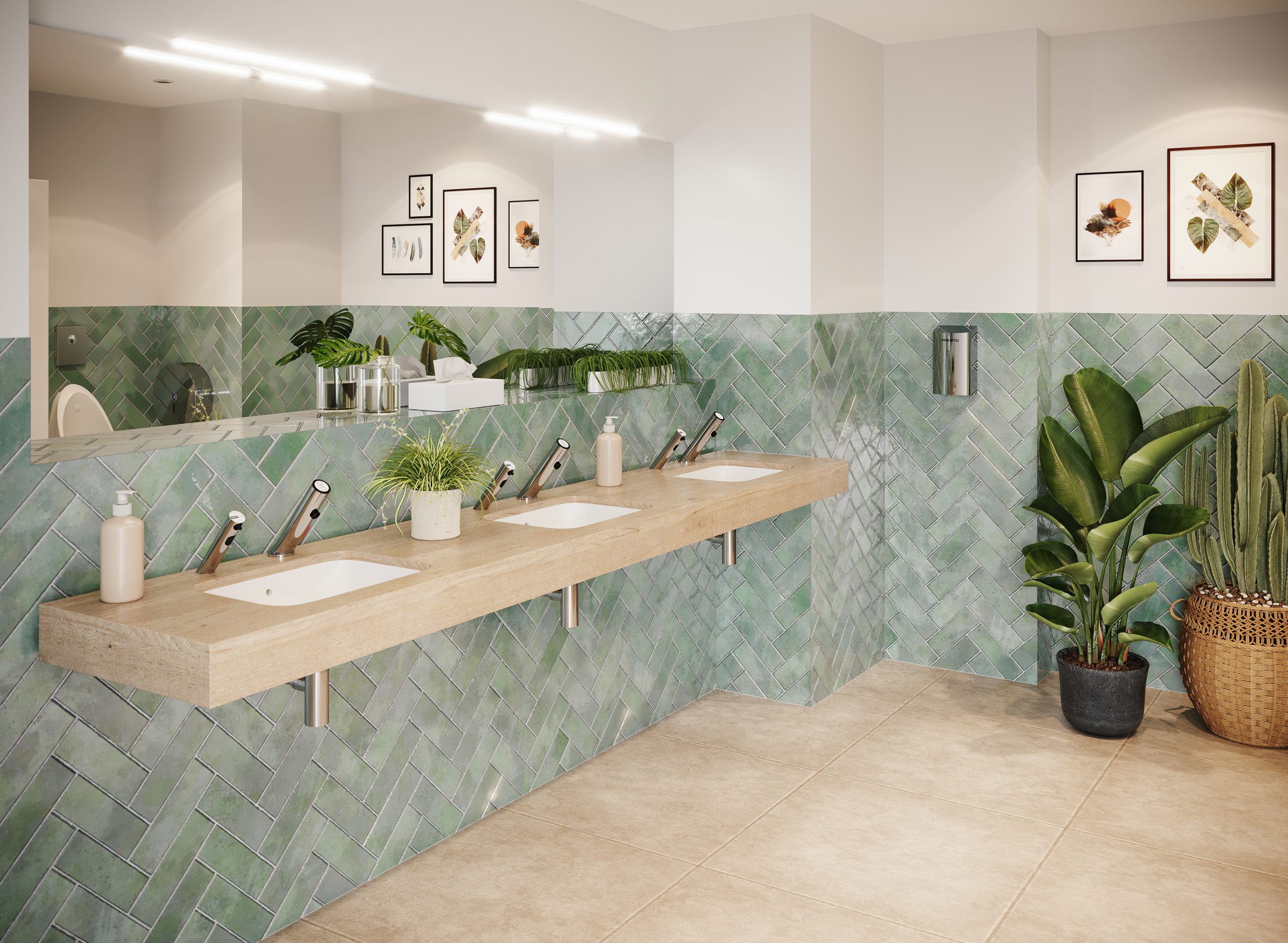 PRESTO LINEA TOUCH Tap- touch-activated deck-mounted tap