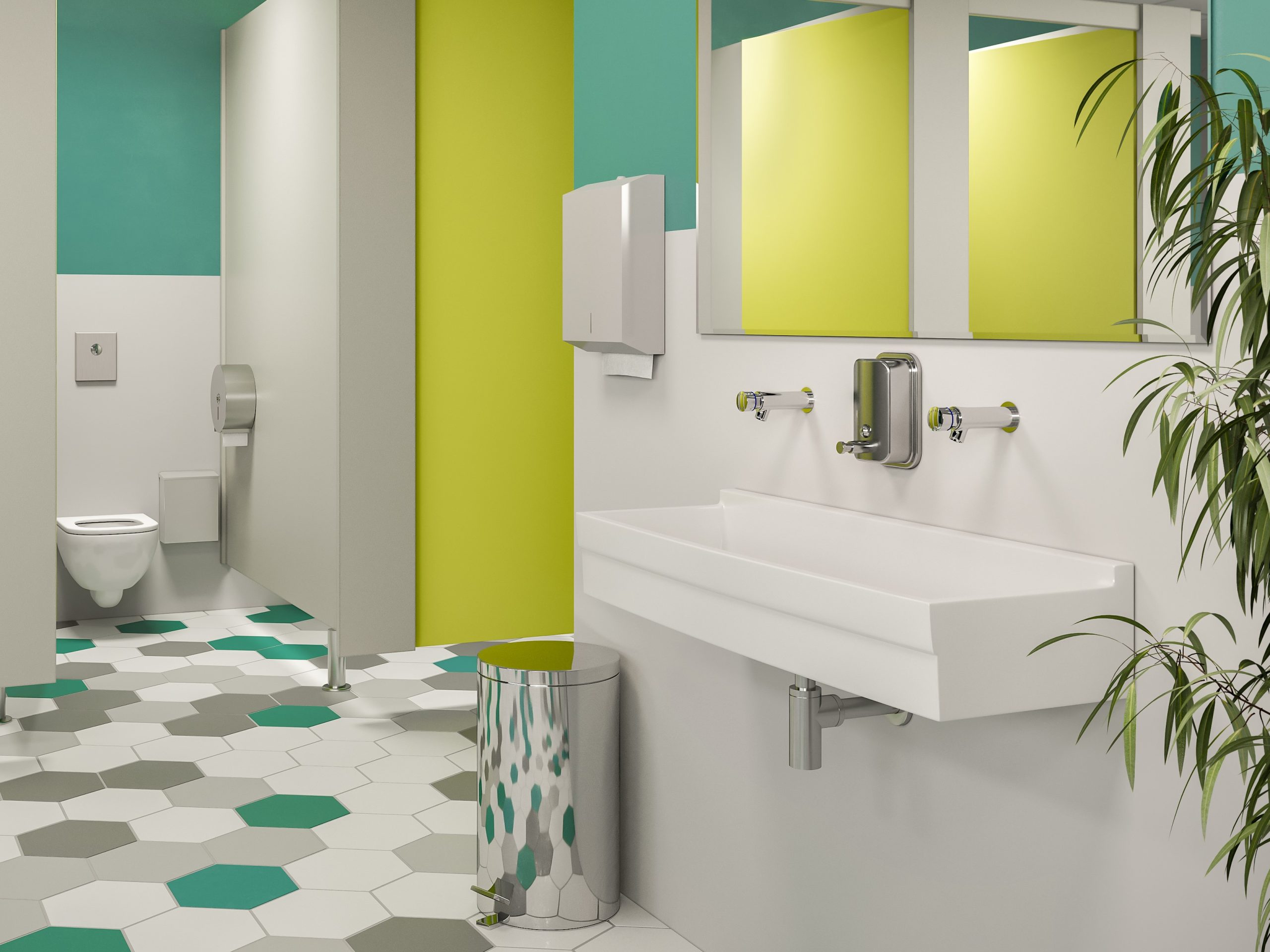 PRESTO NEO 66000 Wall-Mounted Self-Closing Cold Water Ta